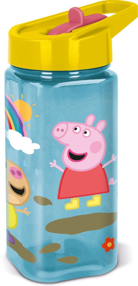 Botella 510ml Square Water Peppa Pig