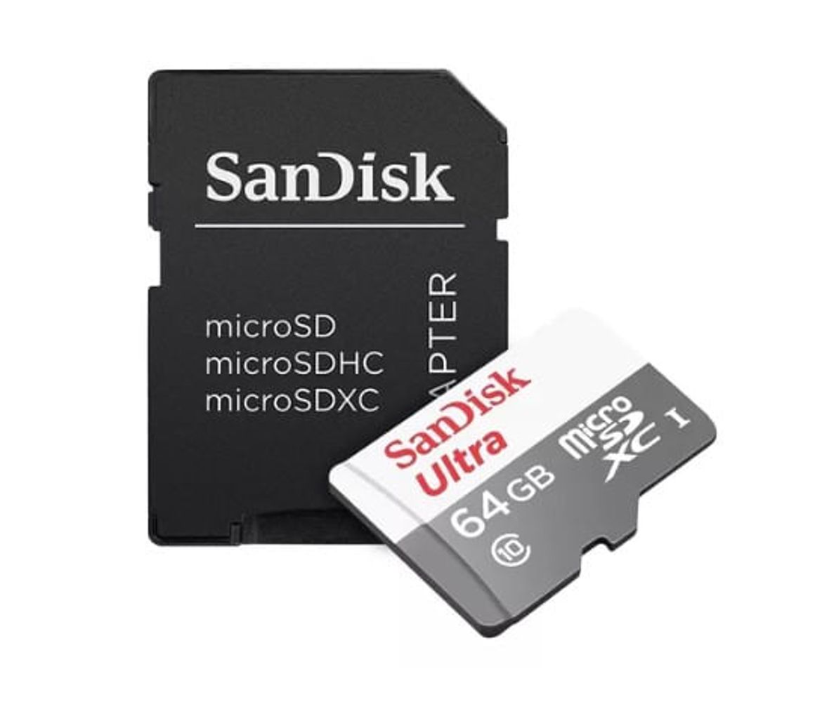 Memoria Microsd Sandisk 64gb Ultra Hd Clase 10 Micro Sd Gtia