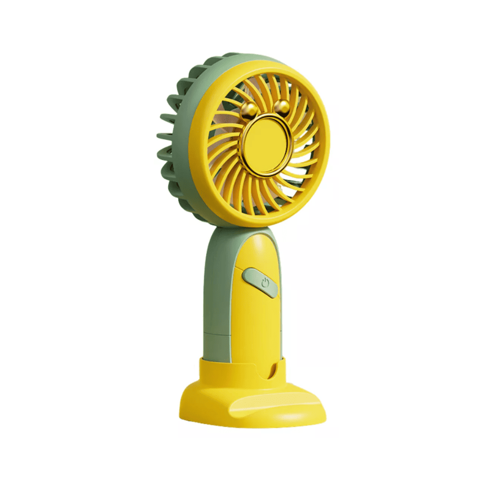 Ventilador Mini De Mano Portátil Recargable Vde Oscuro/amarillo VENTI ...