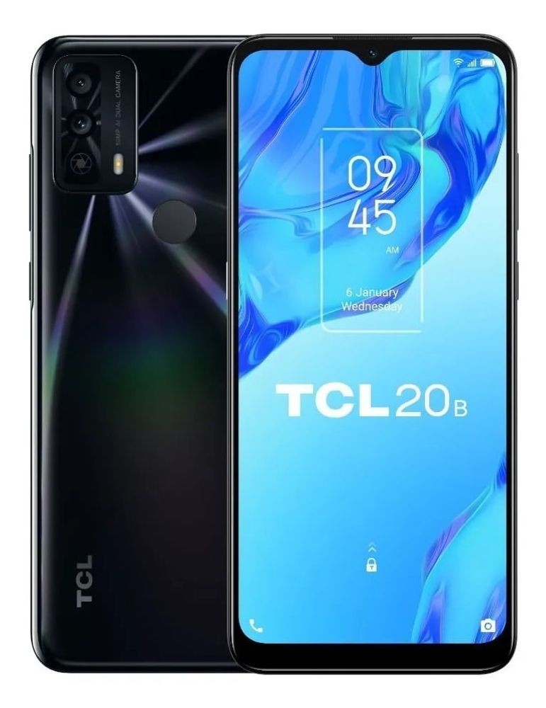 Celular Smartphone 6,52 Tcl 20b Hd+ 4gb 64gb 50mp Space Gray