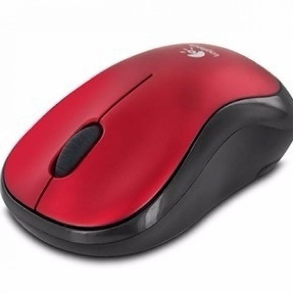 LOGITECH MOUSE INALáMBRICO M185 ROJO