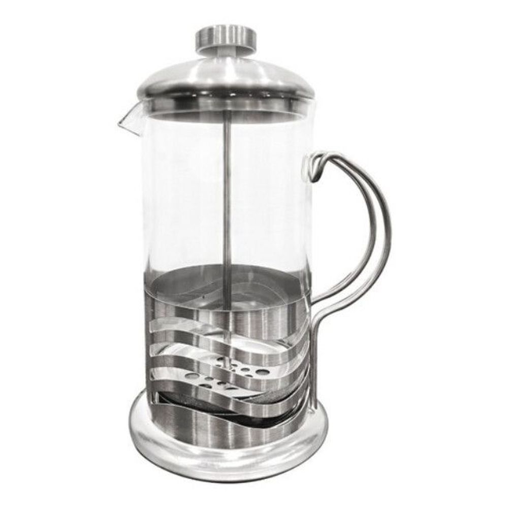 CAFETERA CON EMBOLO PRENSA FRANCESA ACERO INOXIDABLE 350ML