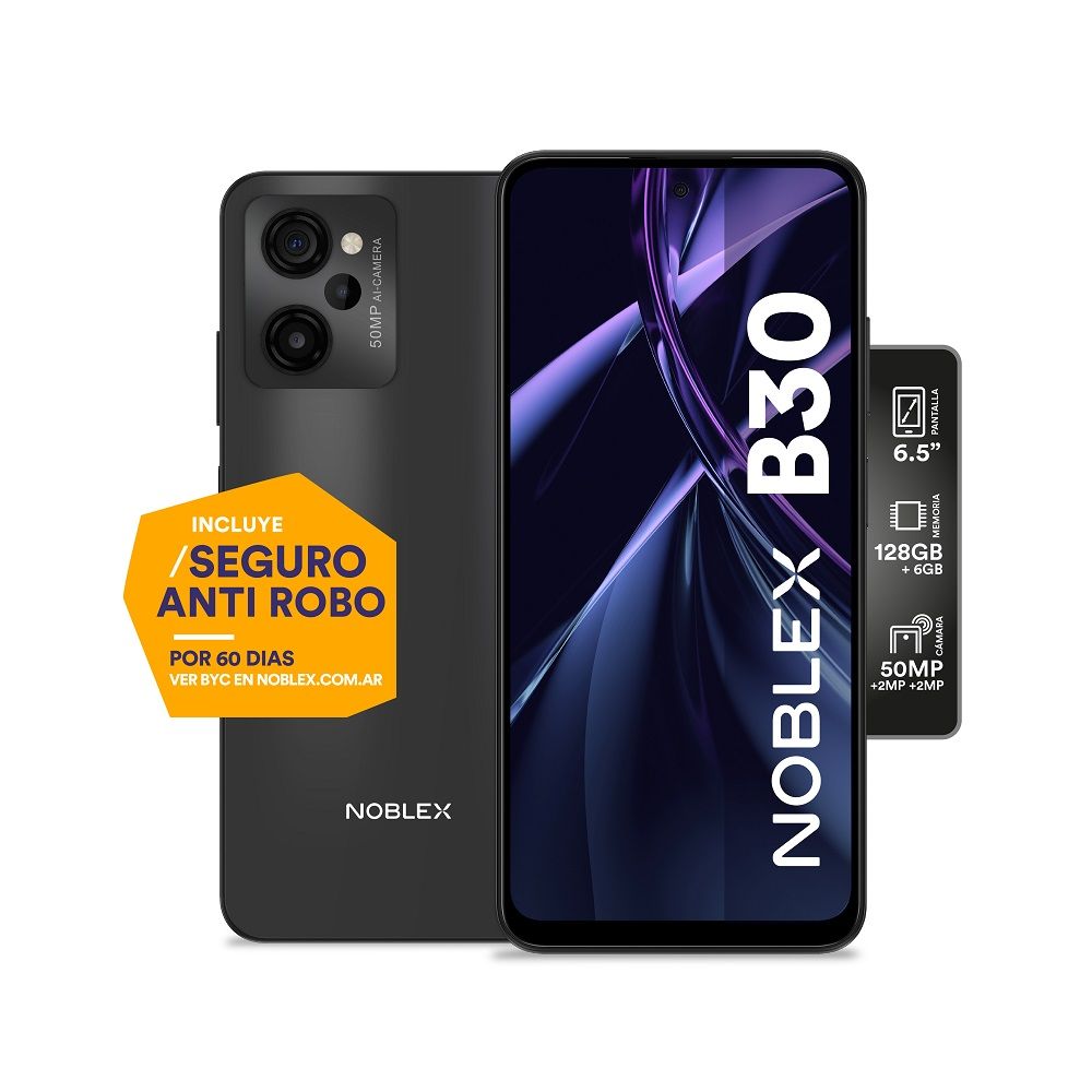 Celular Noblex B30 128gb Color Negro