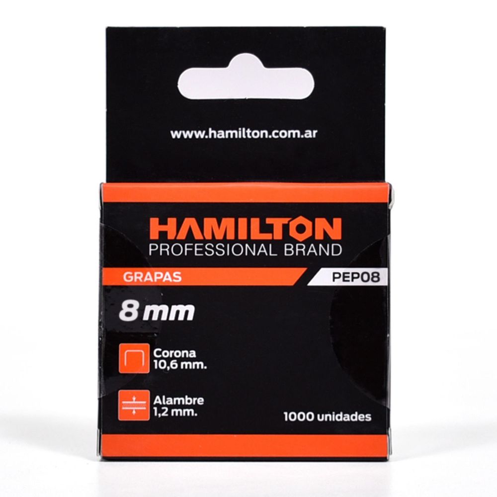 Grapas Corona 10,6mm Para Engrapadora Hamilton 8mm