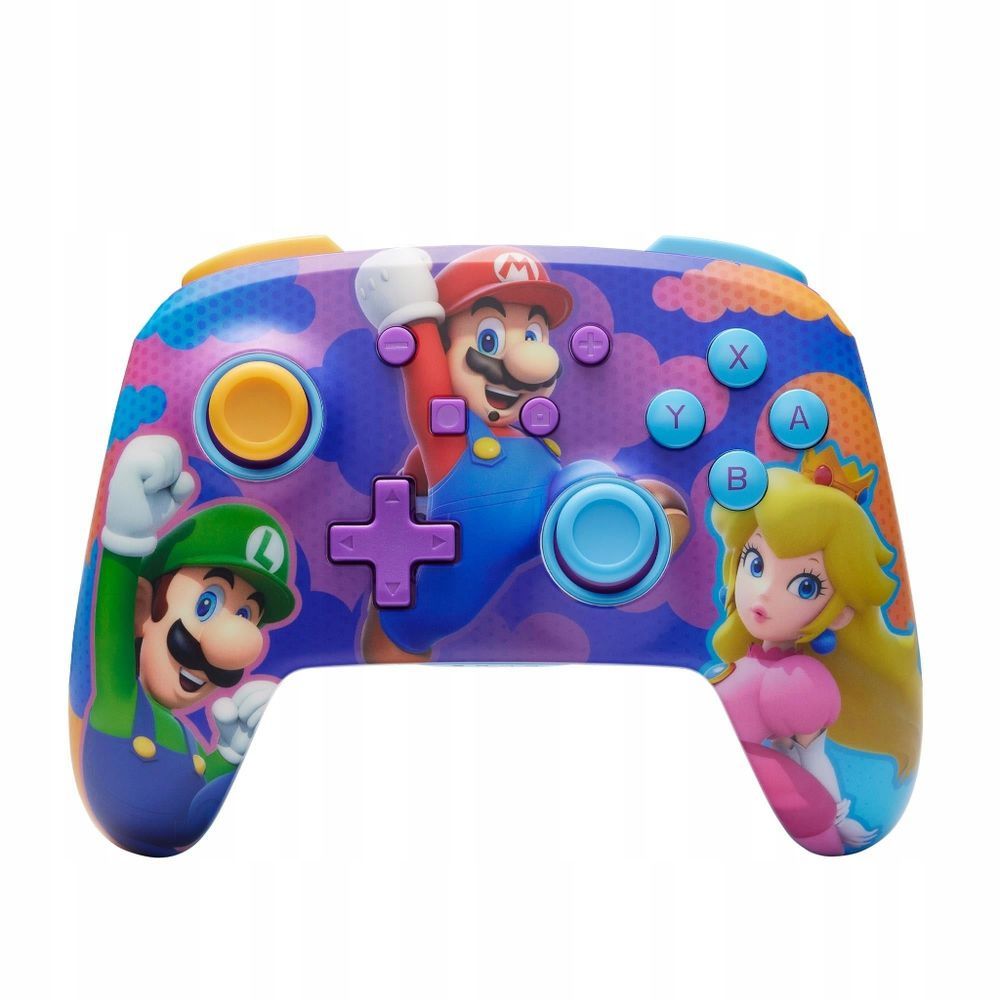 Nsw Powera Enhanced Wireless Controller Super Mario Color Splach Heroes ...