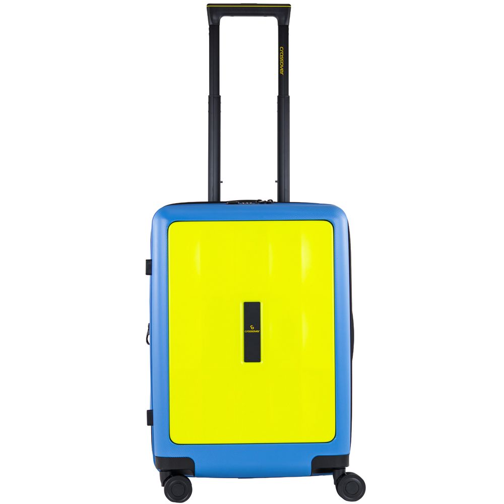 Valija Carry on Crossover Compass Azul con Amarillo