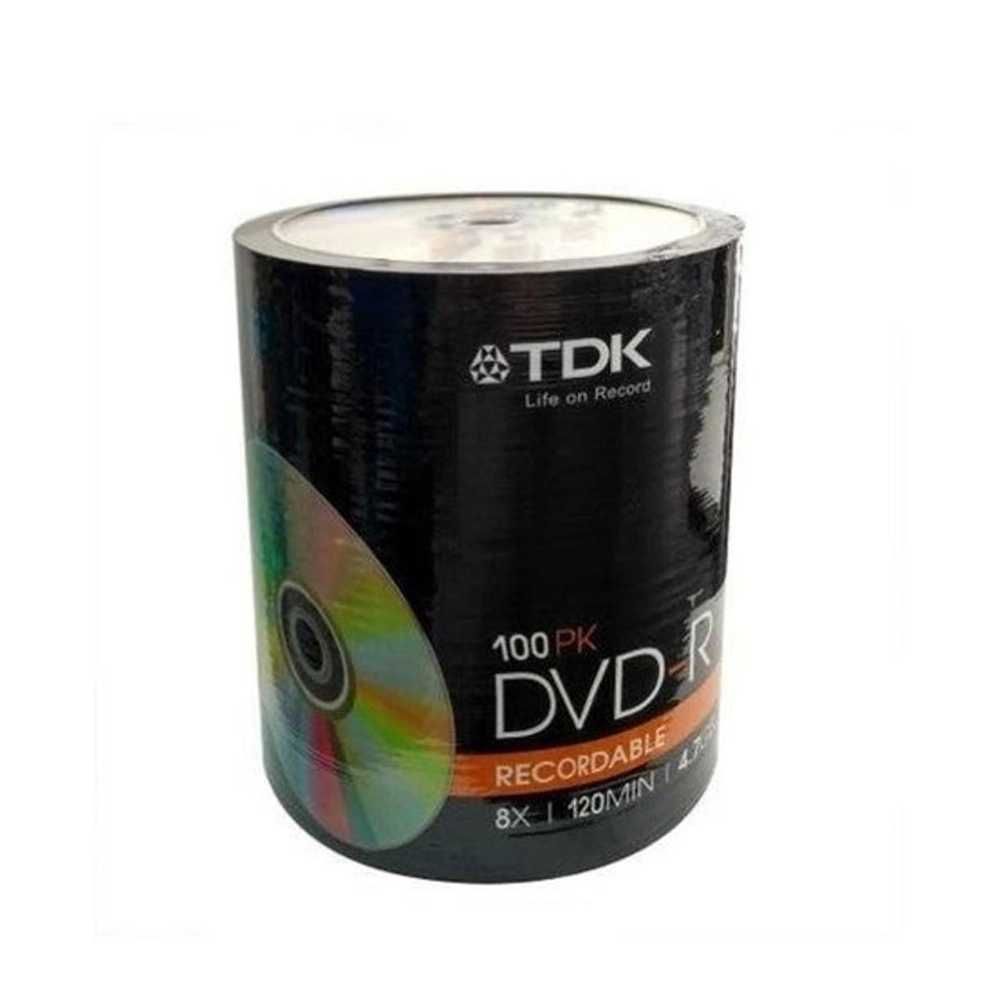 DVD-R 4.7GB 8X. Torre de 100 unidades