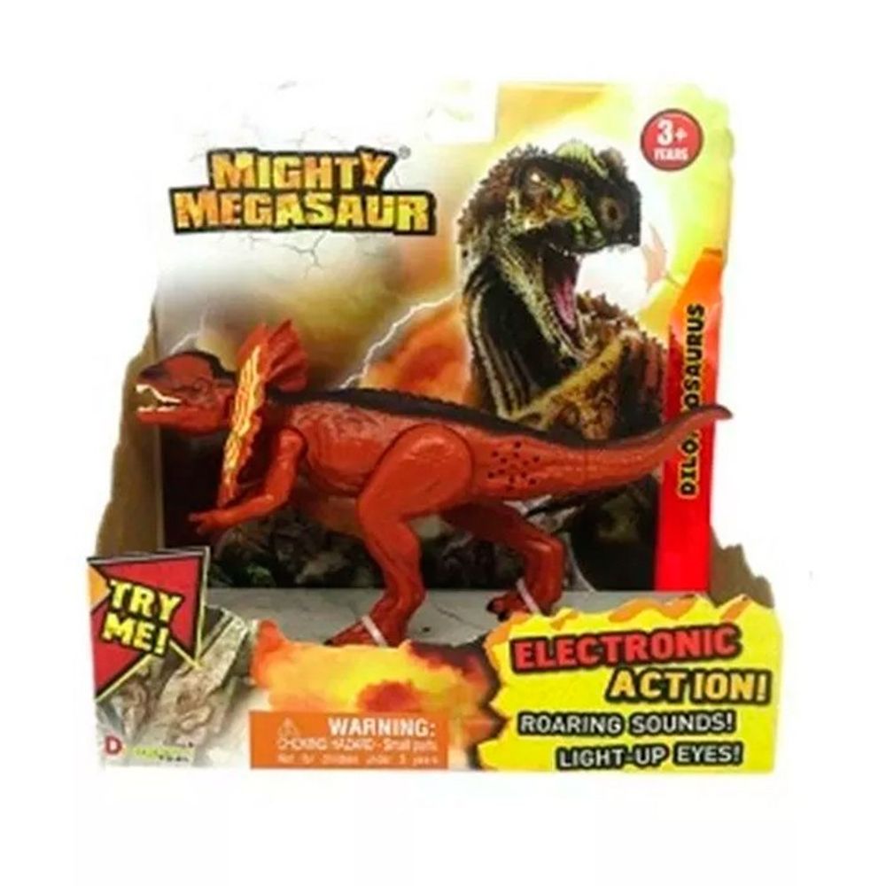 Mighty Megasaur Dilophosaurus con Luz y Sonido