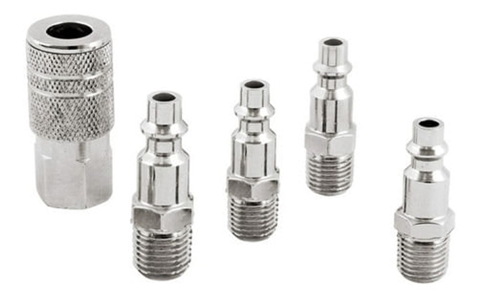 Juego Acople Rápido 5 Piezas Para Compresor Neumatico Set Encastre 1/4