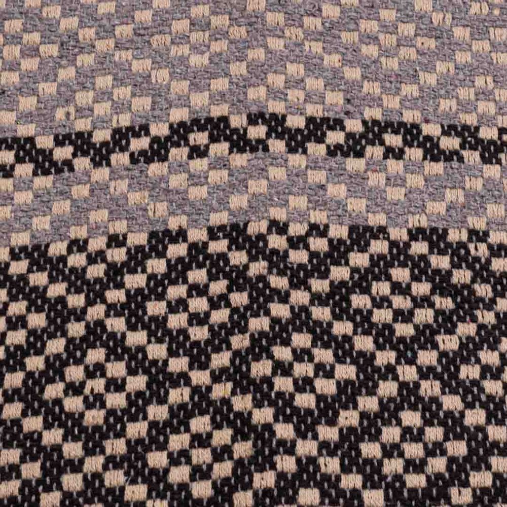 Alfombra Rustica Okko Rombos Decorativa Algodon 120x180