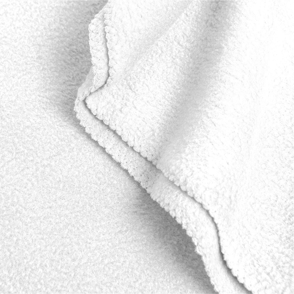 Frazada Polar 1 1/2 Plaza Color Blanco