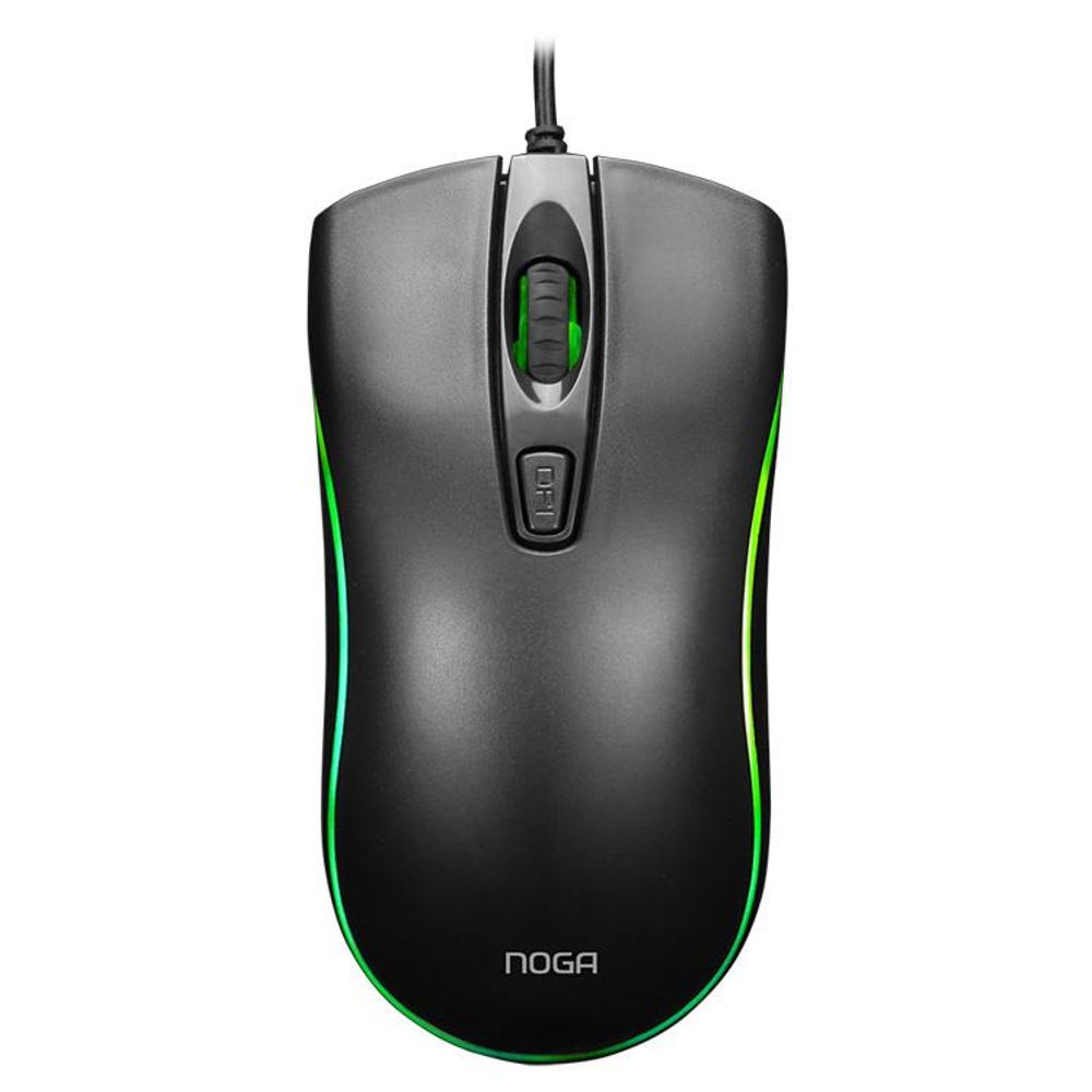 Mouse Gamer Noga Stormer ST202 Con Luz RGB 4d