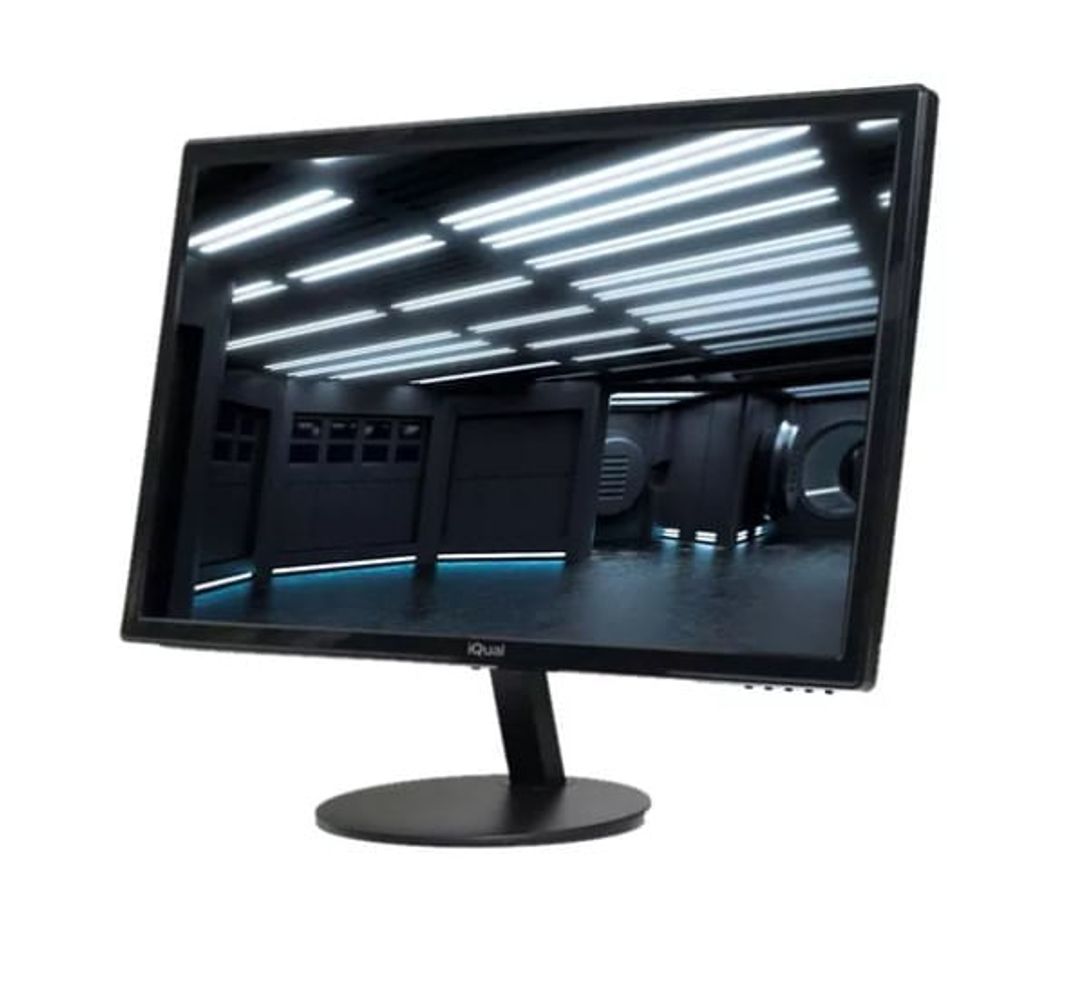 Monitor Led 24 Pulgadas Iqual Iq24v Hd 75hz Vga Vesa Oficial