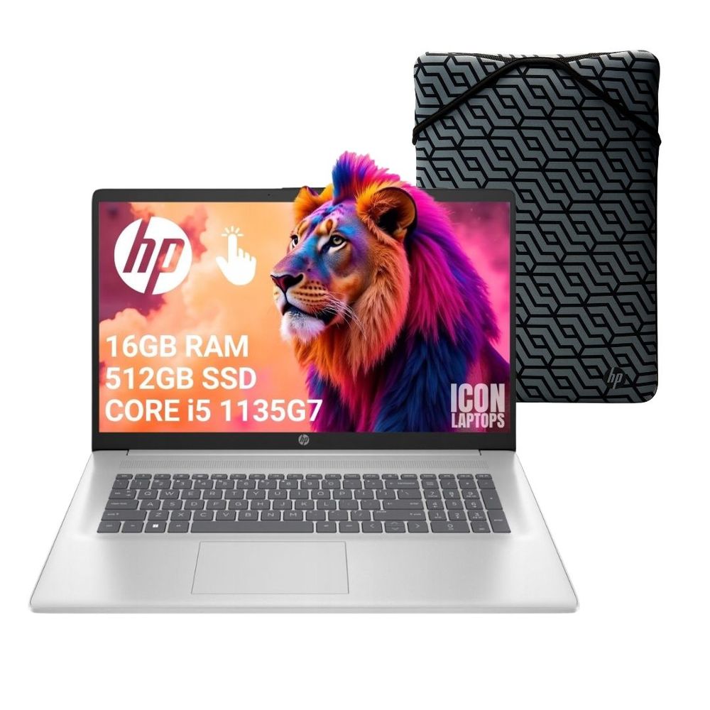 HP 17 Core i5 16GB Ram 512GB SSD TOUCH 17.3 HD+ Win11 Notebook 17-CN0043