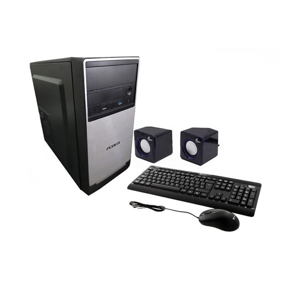 Kit Pcbox Intel Core I5 8gb 240ssd Teclado Mouse y Parlantes