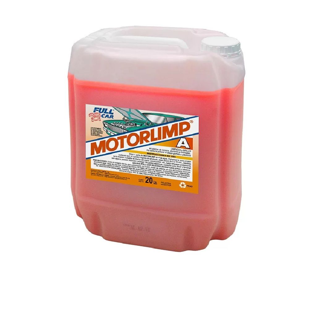 Desengrasante Limpiador MOTORLIMP A Full Car - 20 Litros