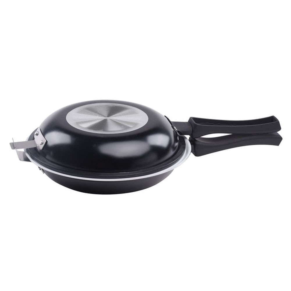 Sarten doble ceramica 20 cm Negro Carol