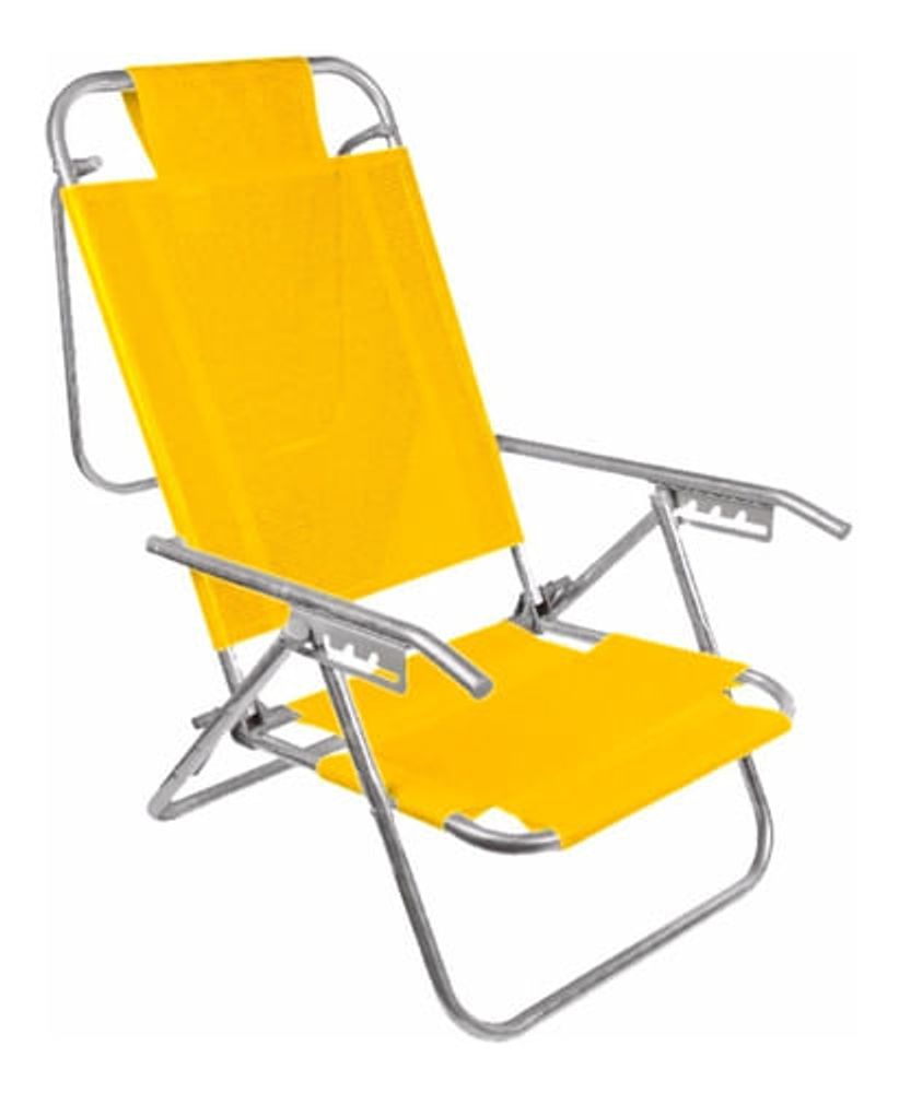 Reposera Descansar 80012 5 Posiciones Aluminio