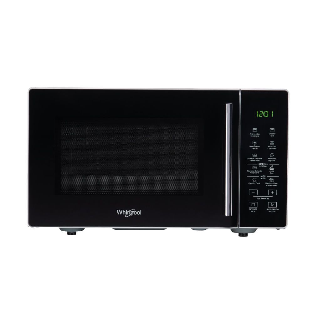 Microondas Whirlpool WMS25BS con grill 25 Ltrs