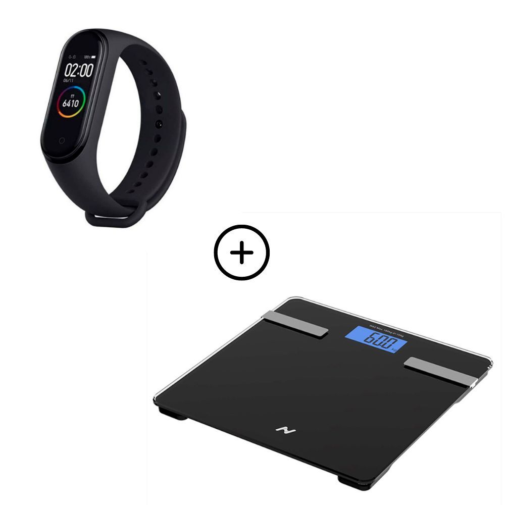 Combo Balanza Digital Personal Bp03 Mide Grasa Corporal + Reloj ...