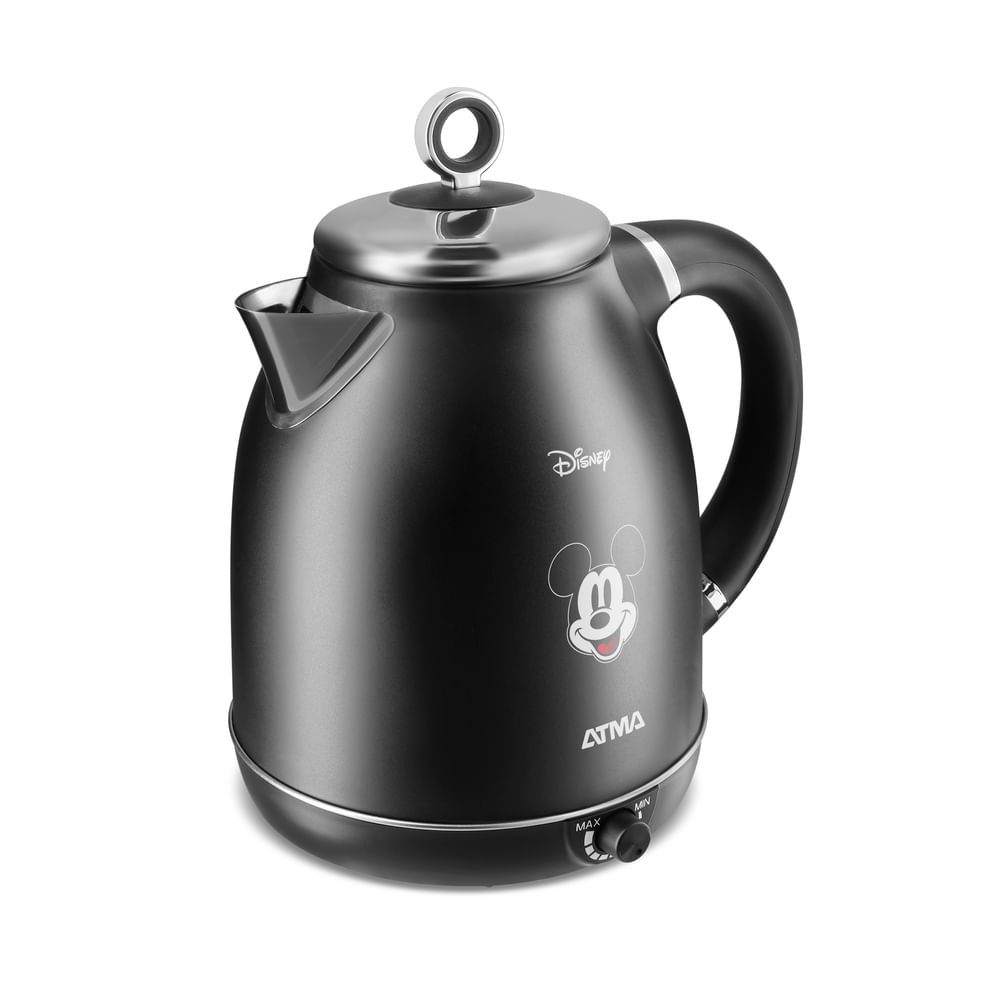Pava Eléctrica ATMA Disney 1.7 Lts Color Negra PED23MP