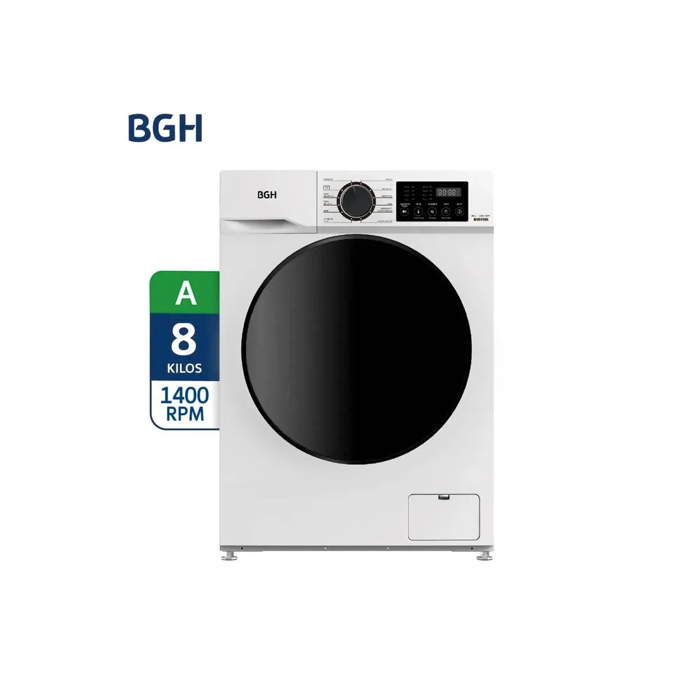 Lavarropas Automático BGH Inverter C/frontal 8Kg