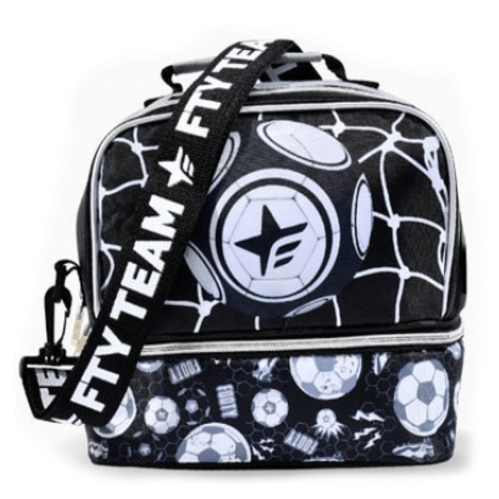 Lunchera Térmica Pelota De Futbol Footy F17055 Negro