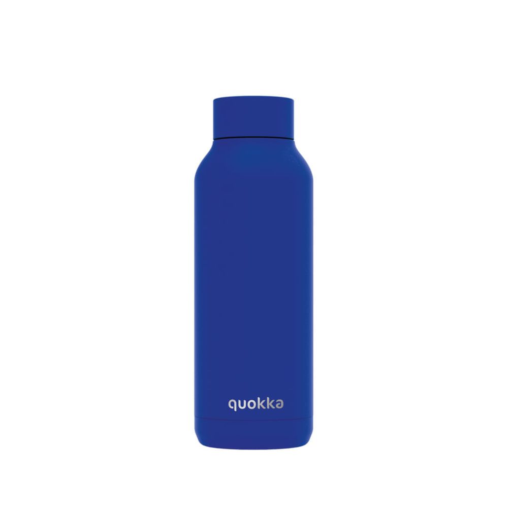 Botella Quokka 630ml Solid Steel Lisas Azul