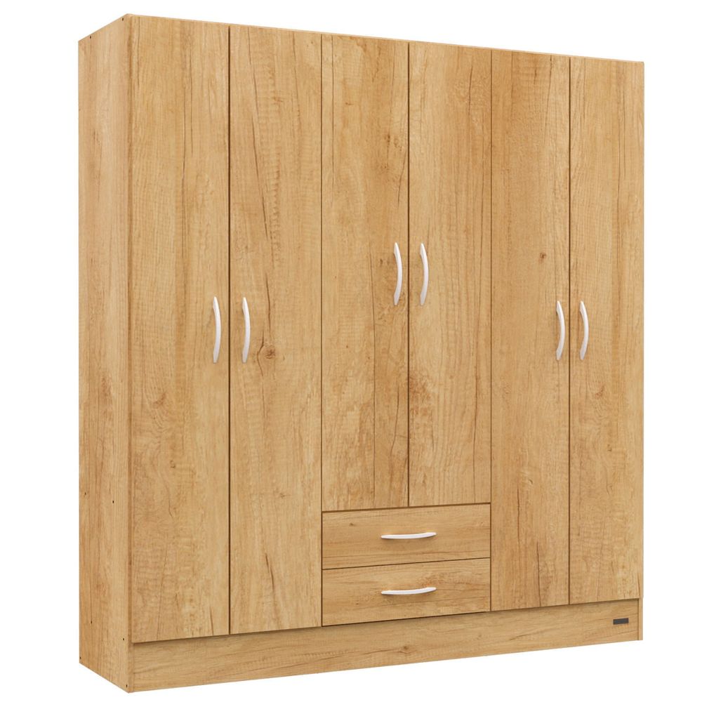 Placard 6 Puertas 2 Cajones Mod. Pack color Mendra