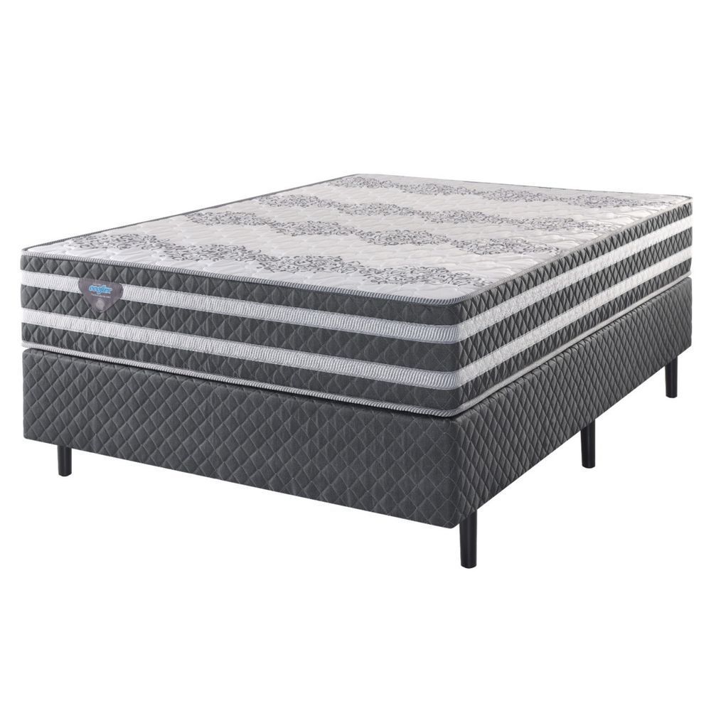 Conjunto Ecoflex Colchón y Sommier Espuma 2 Plazas Premium 130 X 190 ...