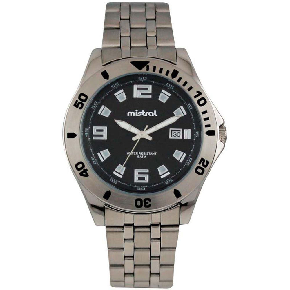 Reloj Mistral 1A-Plateado