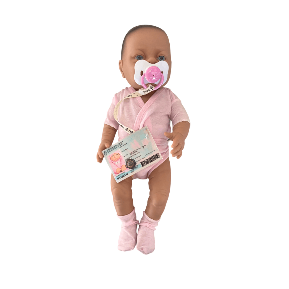Bebe Real Casita de Muñecas 104 Camila ropa rosa