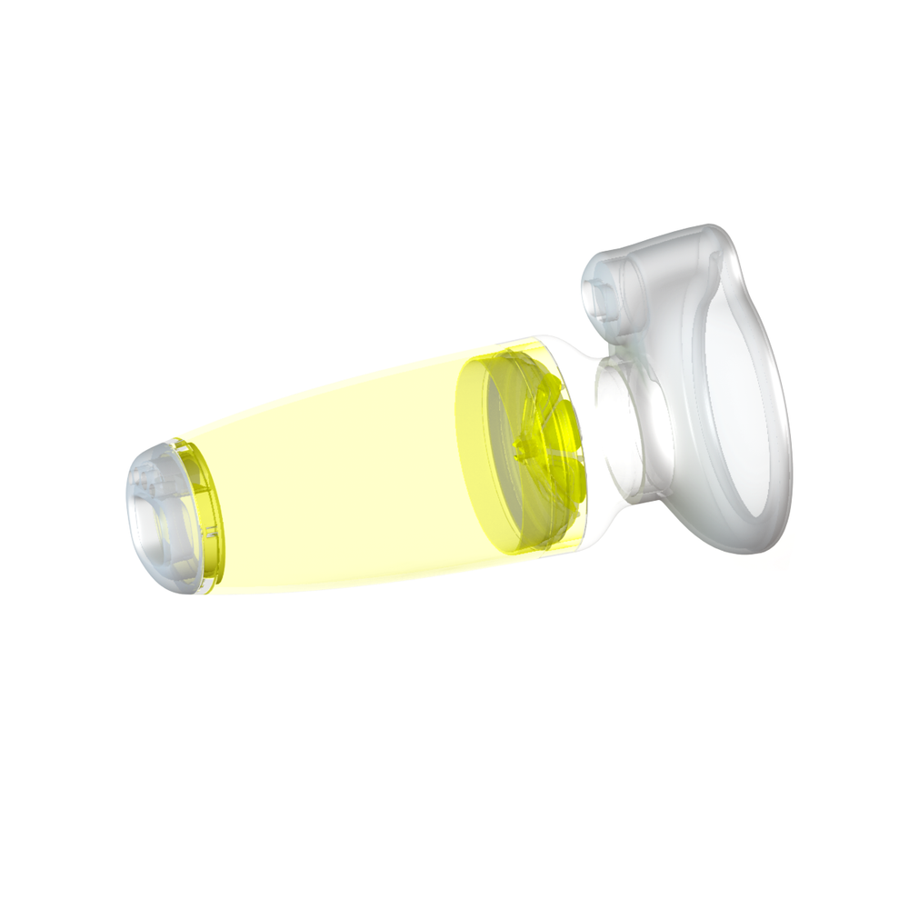 Aerocámara Espaciadora Doble Válvula Infantil iCare