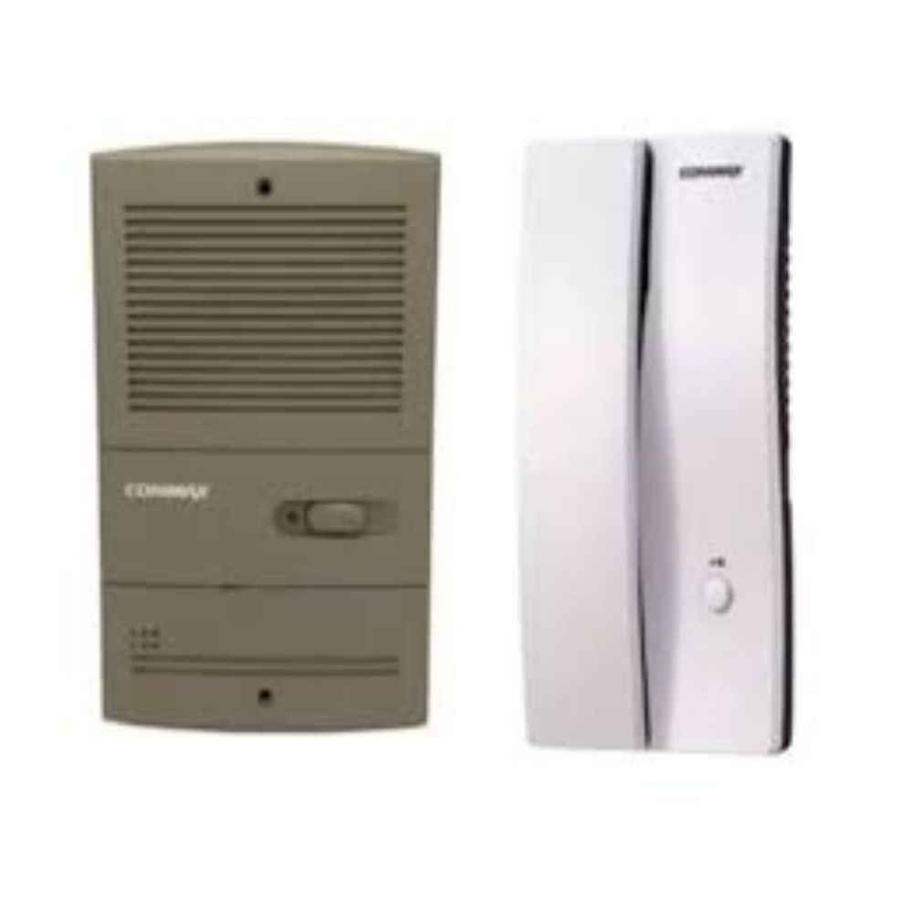 Commax Dp-2s Blanco 220v Con Frente De Embutir Marron