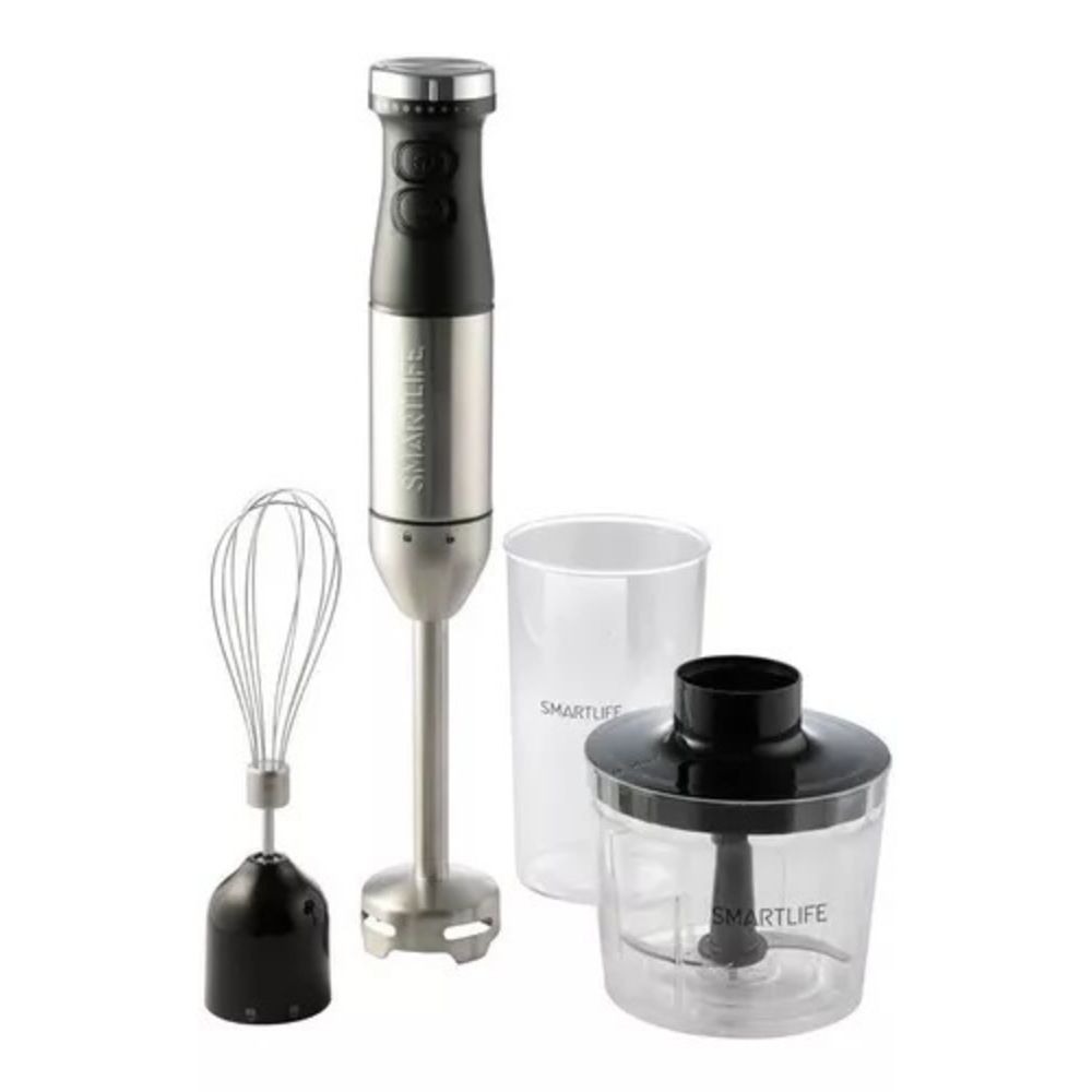 Minipimer Smartlife Sl-sm5010fpn Inoxidable y Negro 800w