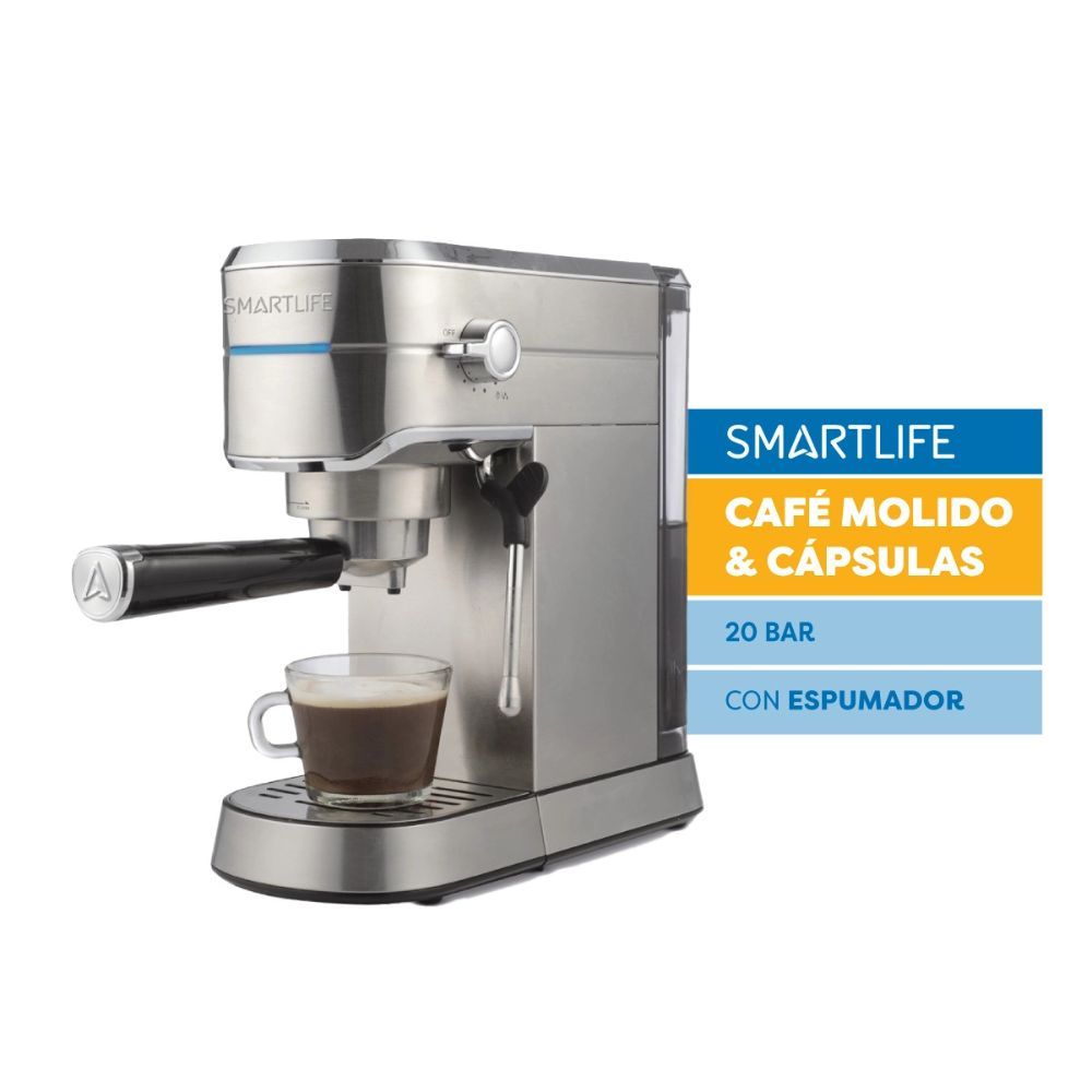 Cafetera Expreso Smartlife 3 en 1 SL-EC5418NDG