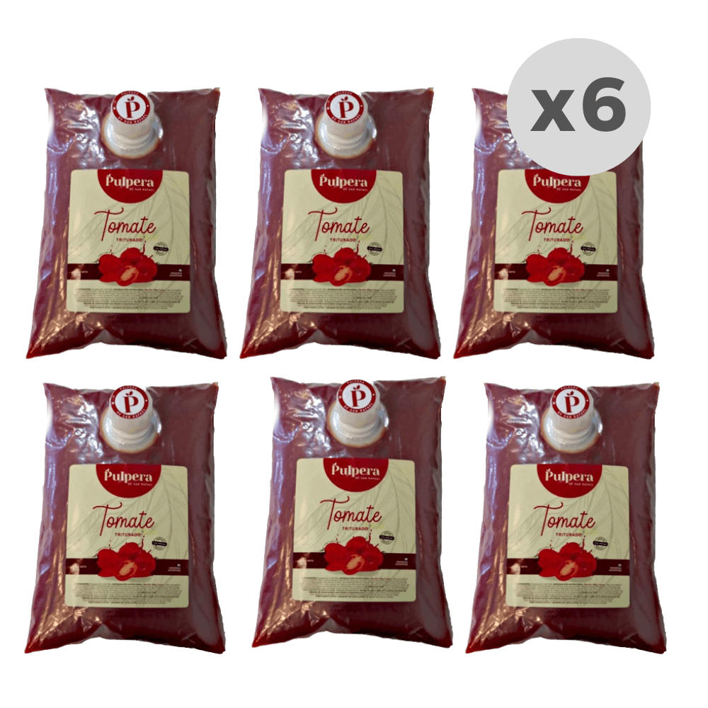 Tomate Triturado Pulpera 2kg Bolsa x6