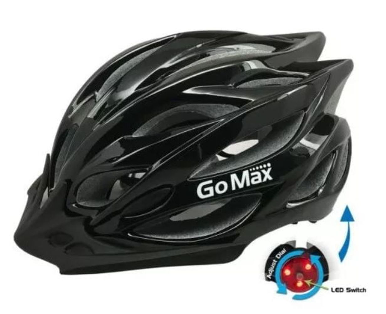 Casco para Bicicleta Go Max Negro Talle L
