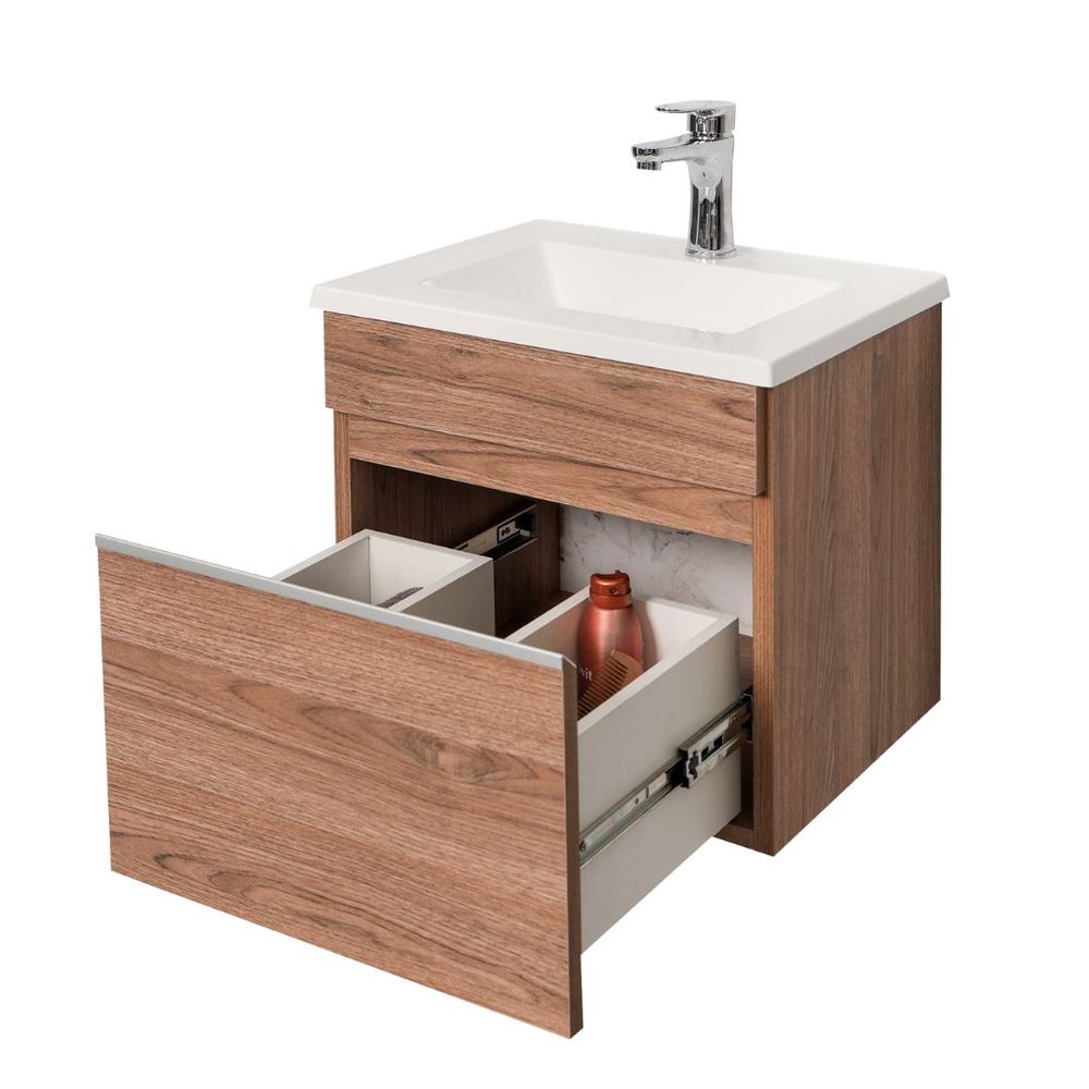 Vanitory colgante de 50cm Bernova 1 olmo