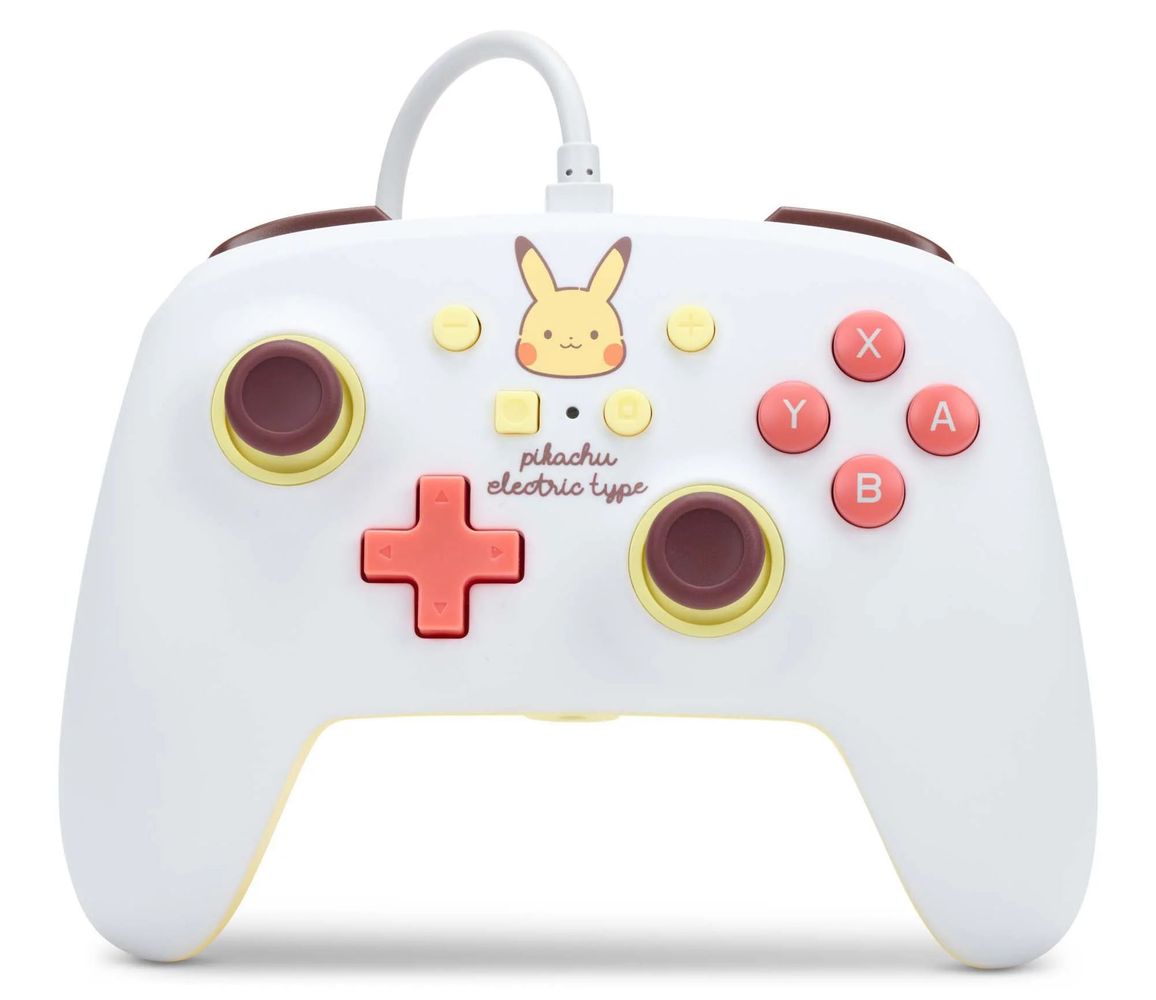 Gamepad Wired PowerA Enhanced Nintendo Switch: Pikachu Electric Type