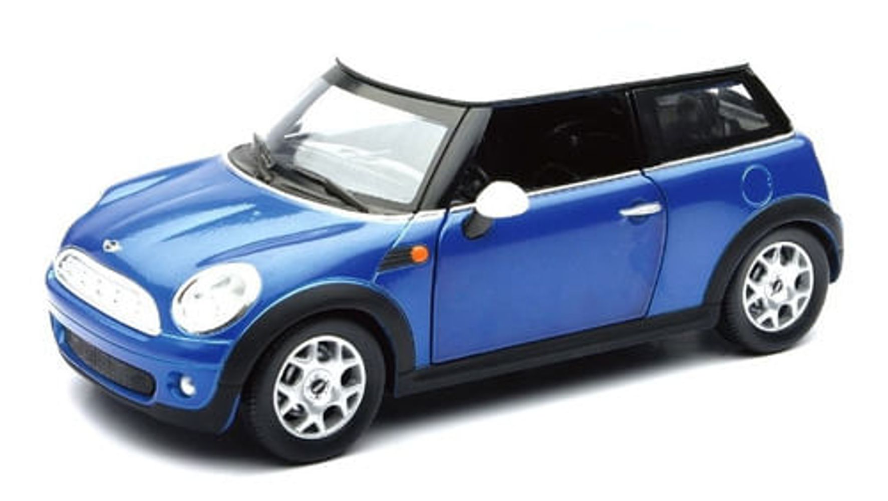 Auto New Ray Mini Cooper Azul Escala 1:24