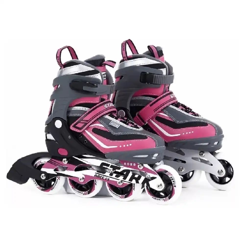 Rollers Profesionales Stark Pro Extensibles Aleación Abec-13 ROSA T.31-34