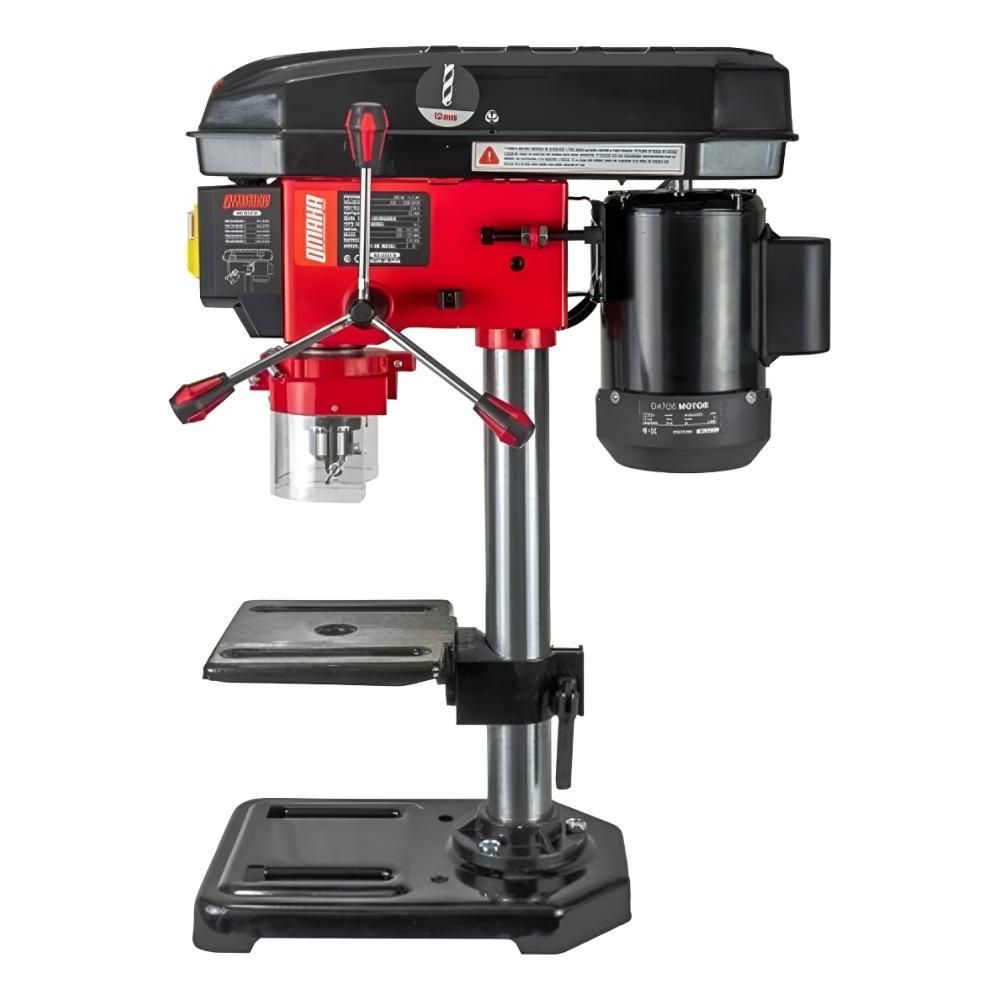 Taladro Banco 16mm Omaha Motor 3/4 9 Velocidad Profesional Negro