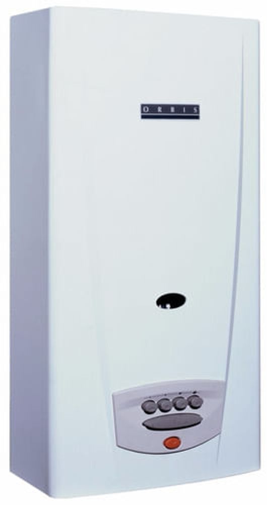 Calefon Orbis 315 Blo Botonera 14 Lt/min Color Blanco