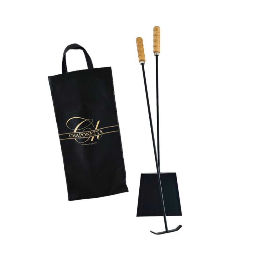 Set de Pala Y Atizador para Parrilla Asador. Kit: Chaponetta