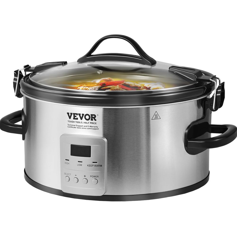 VEVOR Olla de cocción lenta, olla eléctrica de