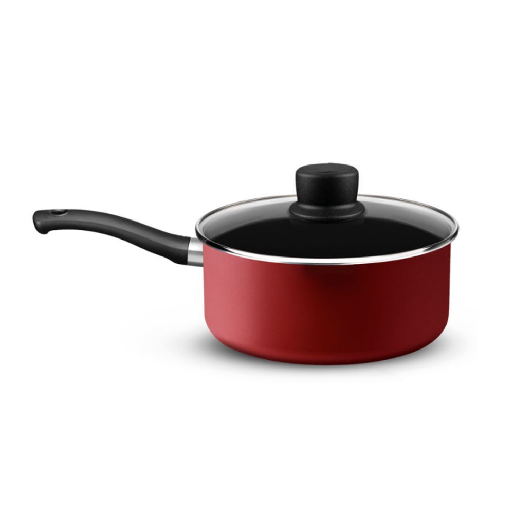 Tefal Red Surprise Cacerola 20 Cm con Mango y Tapa Vidrio Smart ...