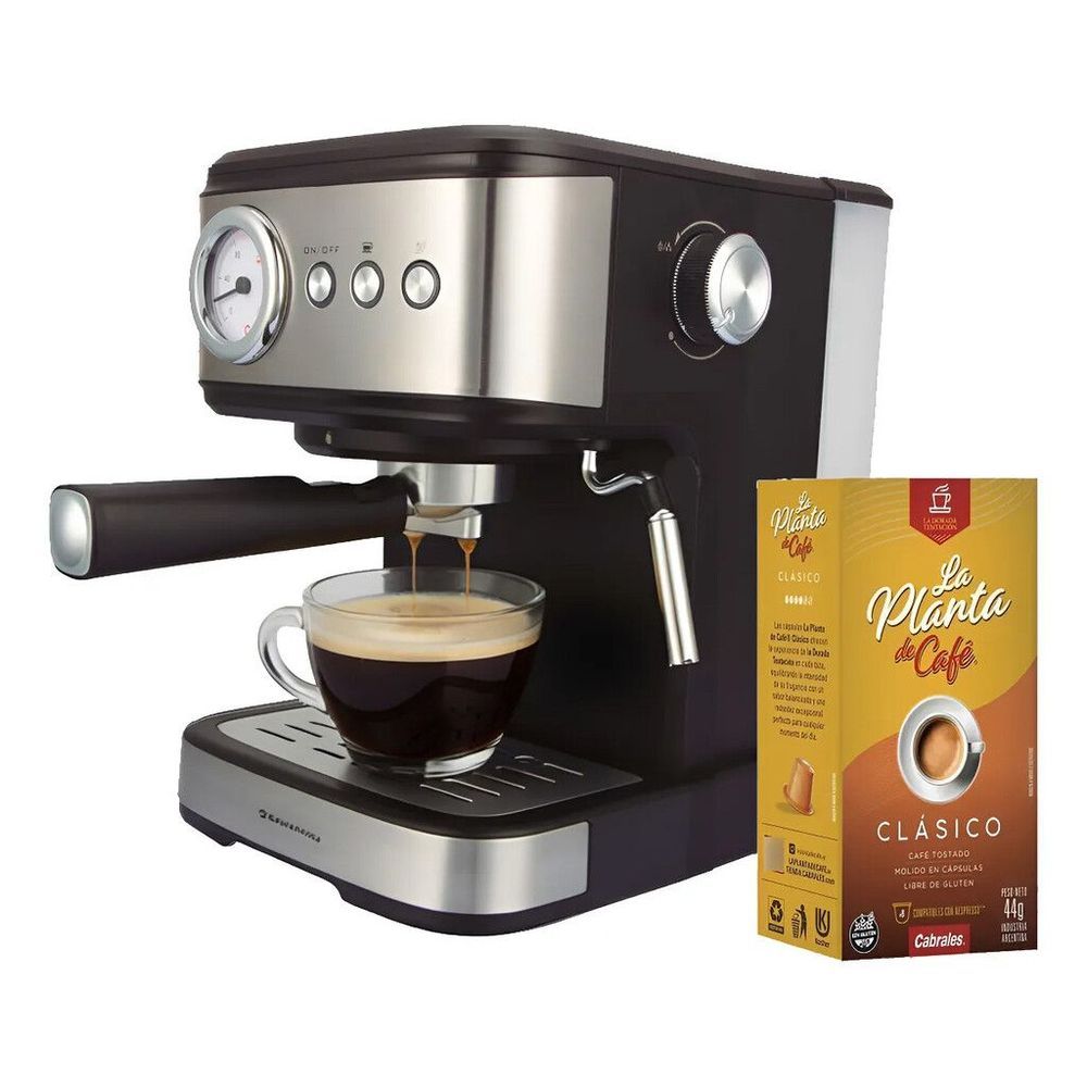 Combo Cafetera Expresso y Cápsulas Cabrales Nespresso Daihatsu