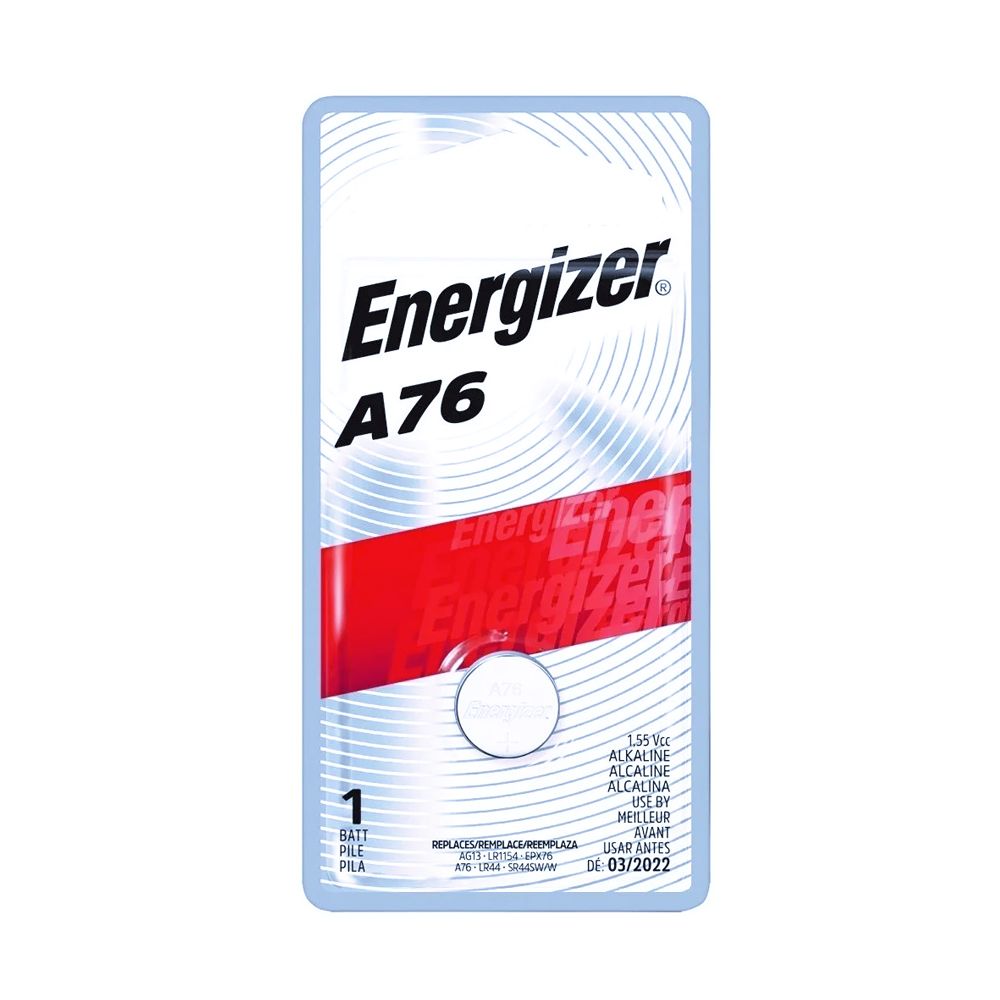Pila Boton Energizer Alcalina A76 Blister 1 Pila