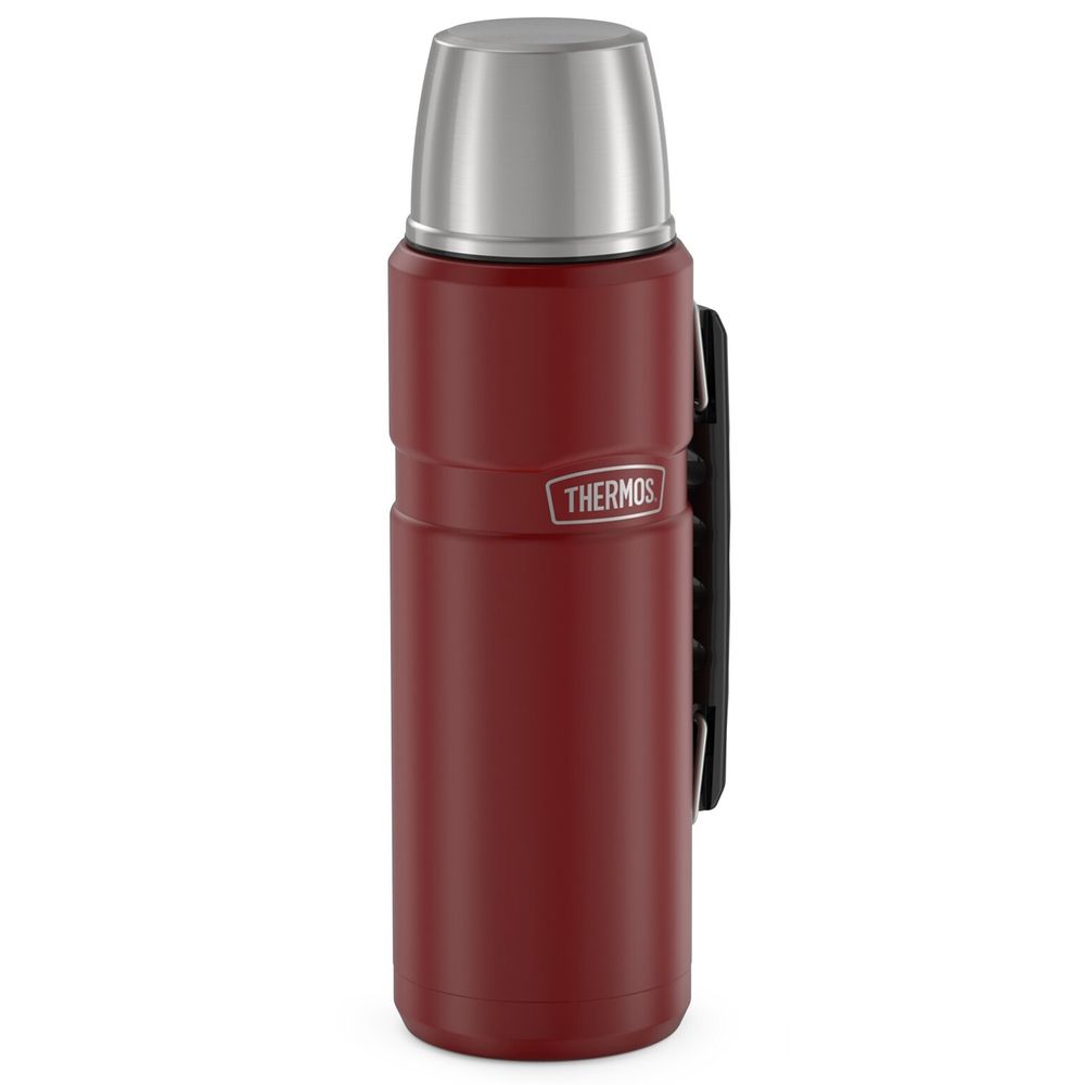 Termo Thermos 1.2 Litro Acero Inoxidable Hasta 24 Hs Rojo
